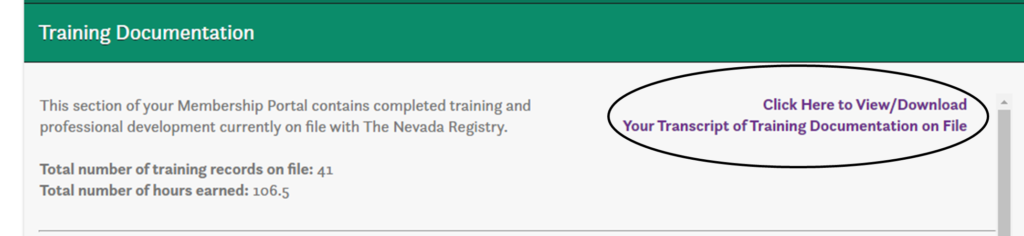 Tech Tip: Accessing Your Professional Development Profile/Transcript ...